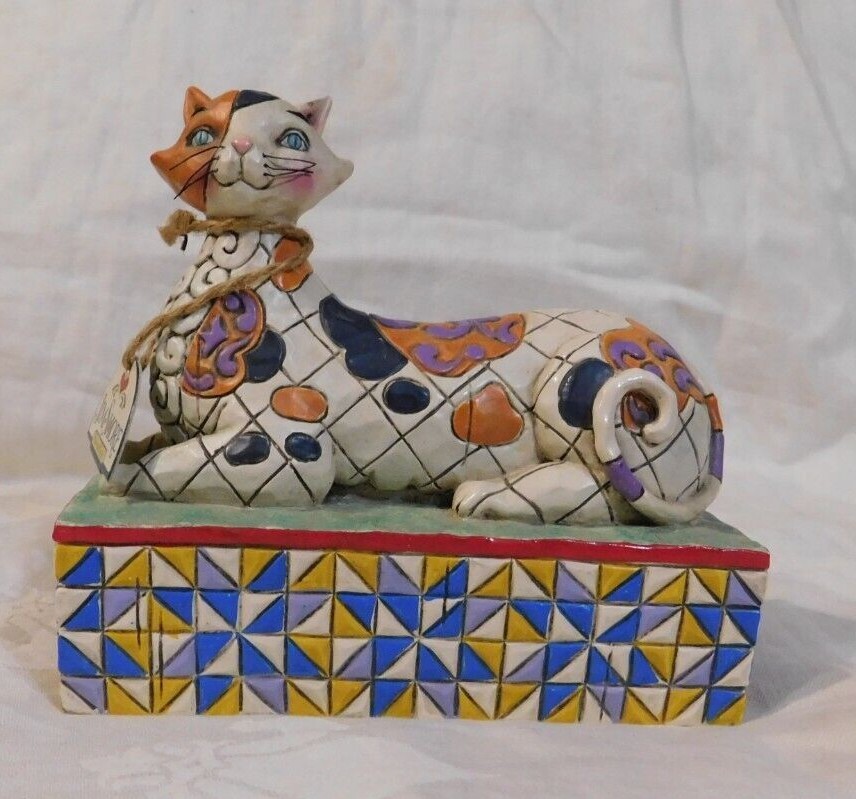 Jim Shore Calliope Calico Cat Heartwood Creek By Enesco 2005 V4004863 ...