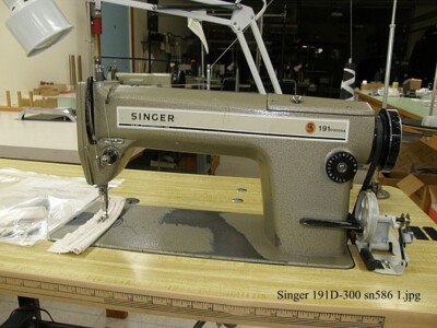 Singer 191D Industrial sewing machine- straight lock stitch (Price ...