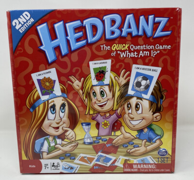 Hedbanz Card Question Board Game Headbands Headbanz What am I? 2nd ...