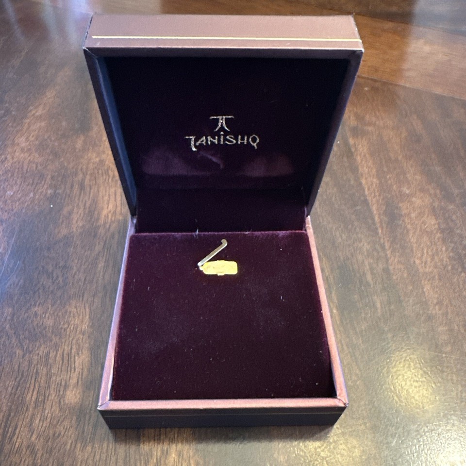 Tanishq Jewelry Empty Gift Box - Velvet Interior - 2.5” X 2.5” X 1 ...