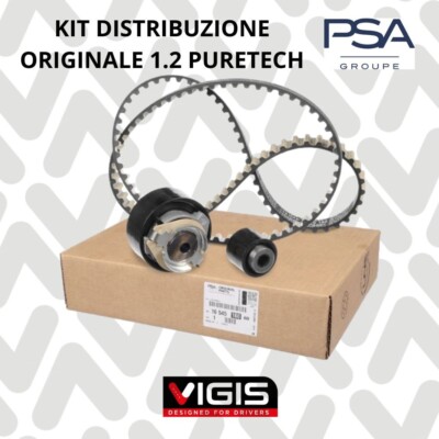 KIT DISTRIBUZIONE ORIGINALE PER MOTORI 1.2 PSA OPEL PURETECH cod ...