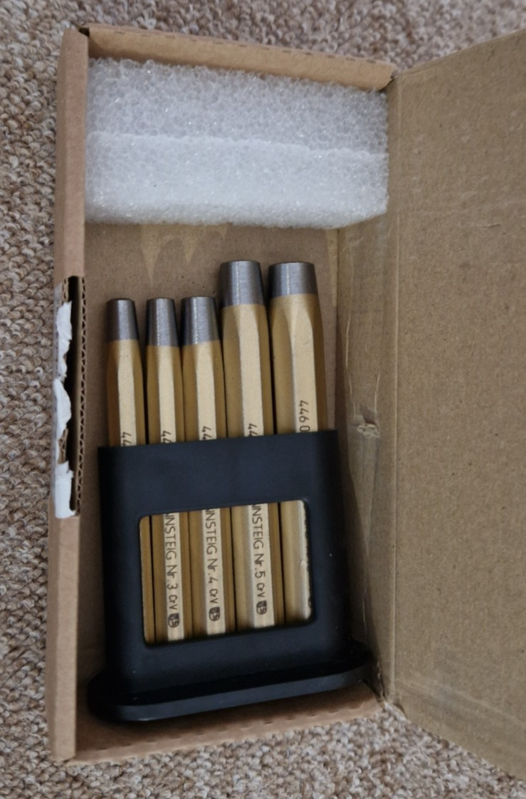 Rennsteig 446 100 0 Rivet Headers Set Of 5 In Plastic Stand 2mm 3mm 4mm ...