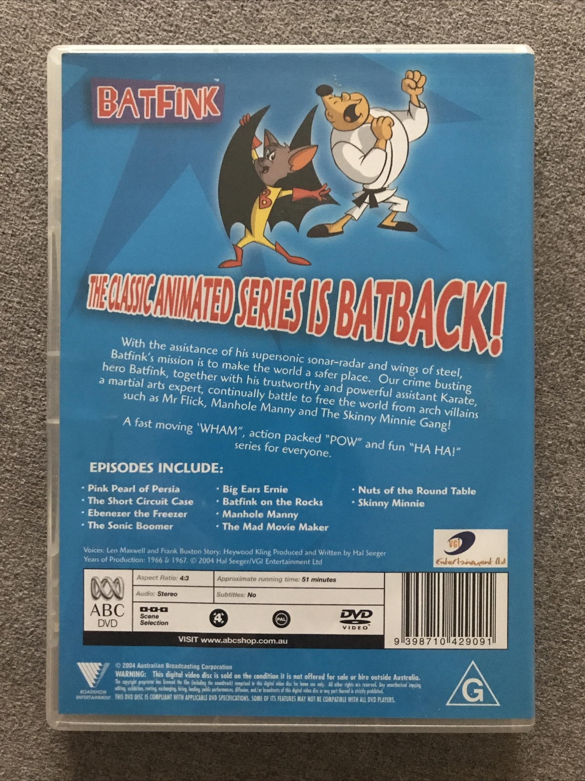 DVD -BATFINK to the Rescue - REGION 4 PAL | eBay Australia