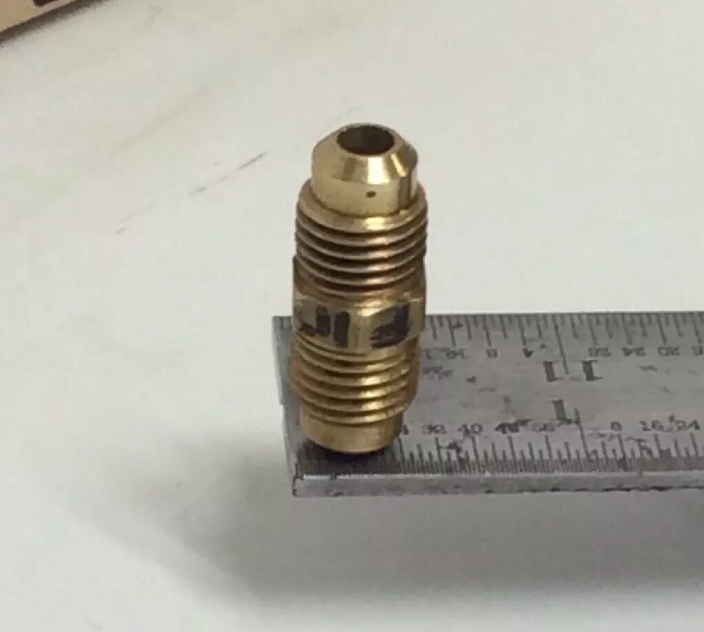 CLEMCO 01944 TLR REMOTE CONTROL TWINLINE HOSE END UNION BRASS COUPLING ...