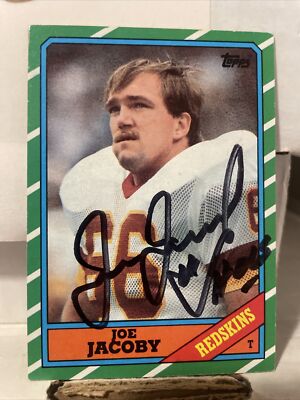 Joe Jacoby -Louisville- Washington Redskins Autographed Card | eBay