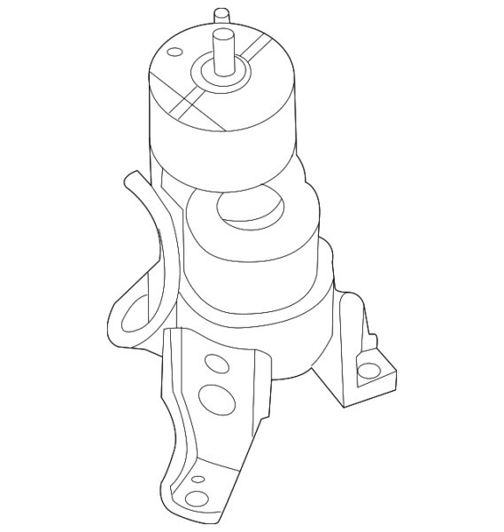 11320-3NT0A Nissan Insulator-engine mounting, rear 113203NT0A, New ...