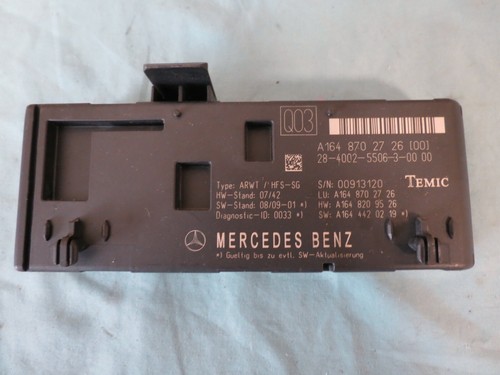 09-12 Mercedes w164 x164 ML GL Tailgate Liftgate Door Control Unit ...
