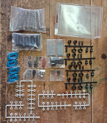 *RARE* T-MAXX E-MAXX SHOCKS BLUE METAL PROGRESSIVE SUSPENSION PIGGYBACK ...