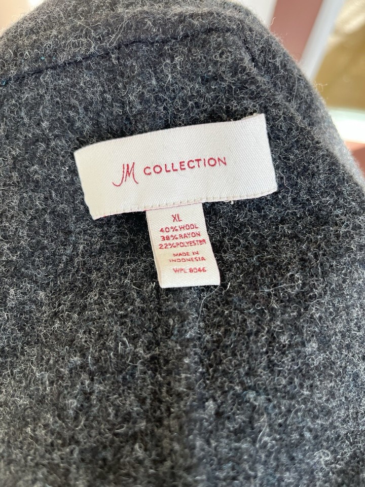 JM Collection Wool Mix Jacket Size XL | eBay