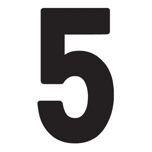 Factory Effex Fx 2015 Numbers Pro 7" Black 5 16469 | eBay