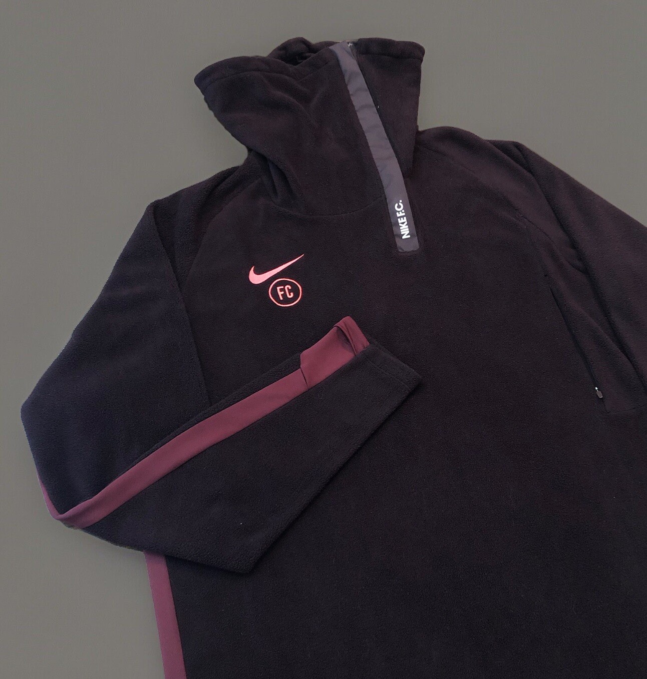 Nike FC Football Soccer Fleece Pullover Sweatshirt Pi… - Gem