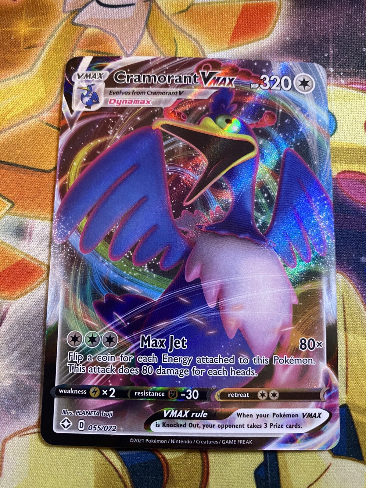 Pokémon TCG Cramorant VMAX Shining Fates 055/072 Holo Ultra Rare | eBay