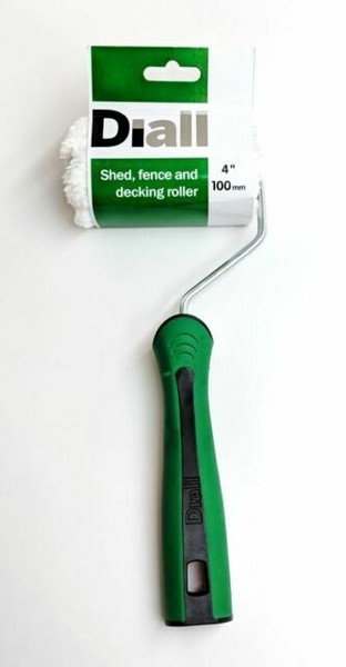 2 X Diall Outdoor Decking Paint Rollers Garden Shed Fence Wood Stain ...