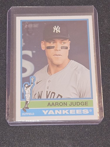 2025 Topps Heritage Aaron Judge Alternate Cartoon Variation #3 Yankees ...