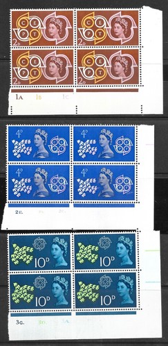 GB 1961 CYLINDER BLOCKS SG626/28 EUROPA POST & TELECOM CONFERENCE ...