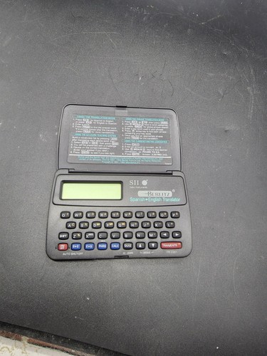 Berlitz Seiko Instruments SII Spanish - English Translator TR-2800 | eBay