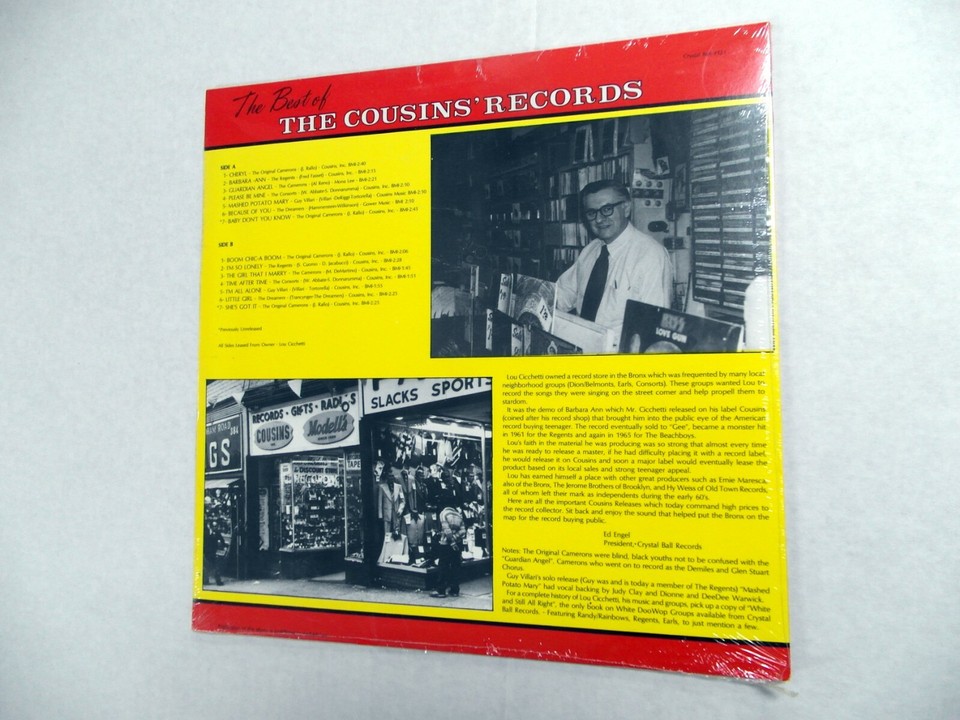 The Best of The COUSINS Records Label LP SEALED doowop Mc 96 | eBay