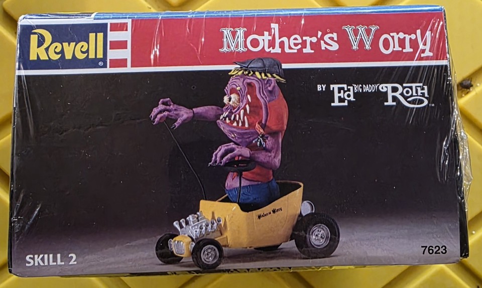 Revell MOTHERS WORRY- Ed "Big Daddy" Roth Sealed Plastic 1:25 Model Car ...