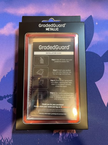 GradedGuard PSA Graded Card Case Guard Protector CRIMSON METALLIC LimitedEdition | eBay