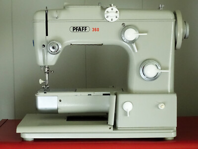 PFAFF Model 360 Automatic Sewing Machine w/case EXCELLENT **FRESHLY ...