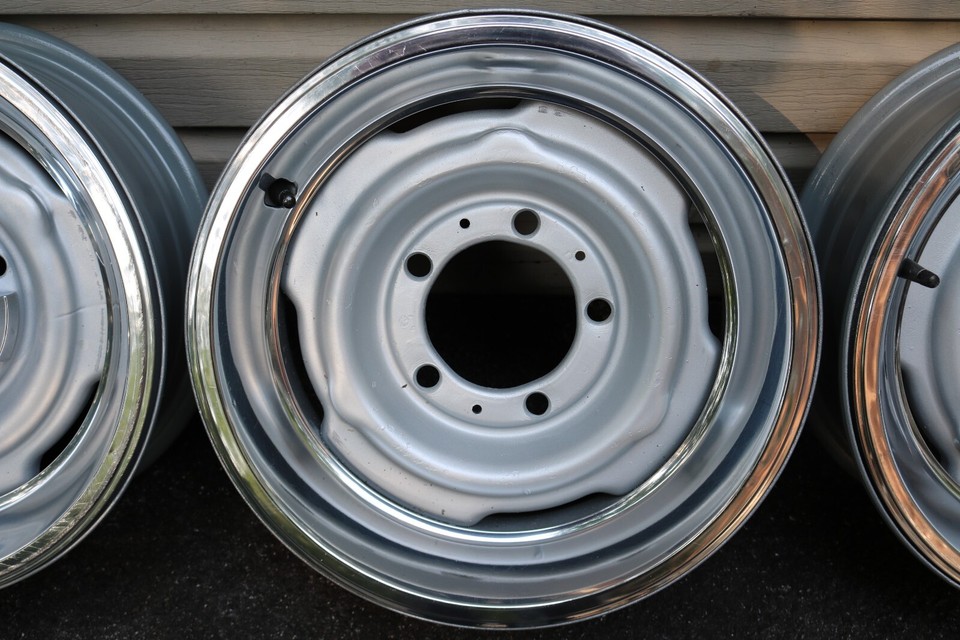 JEEP COMMANDO CJ5 CJ6 CJ7 CJ8 15X6 STEEL WHEELS 5X5.5 BC | eBay