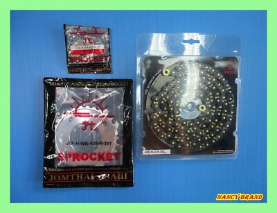 Fit Honda GROM125 MSX125 Front 12T & Rear 30T Sprocket & Black Chain ...