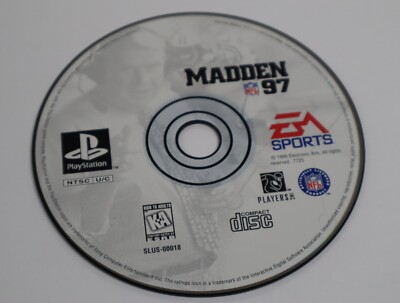 Madden NFL 97 (PS1, 1996) Disc Only 14633077254| eBay