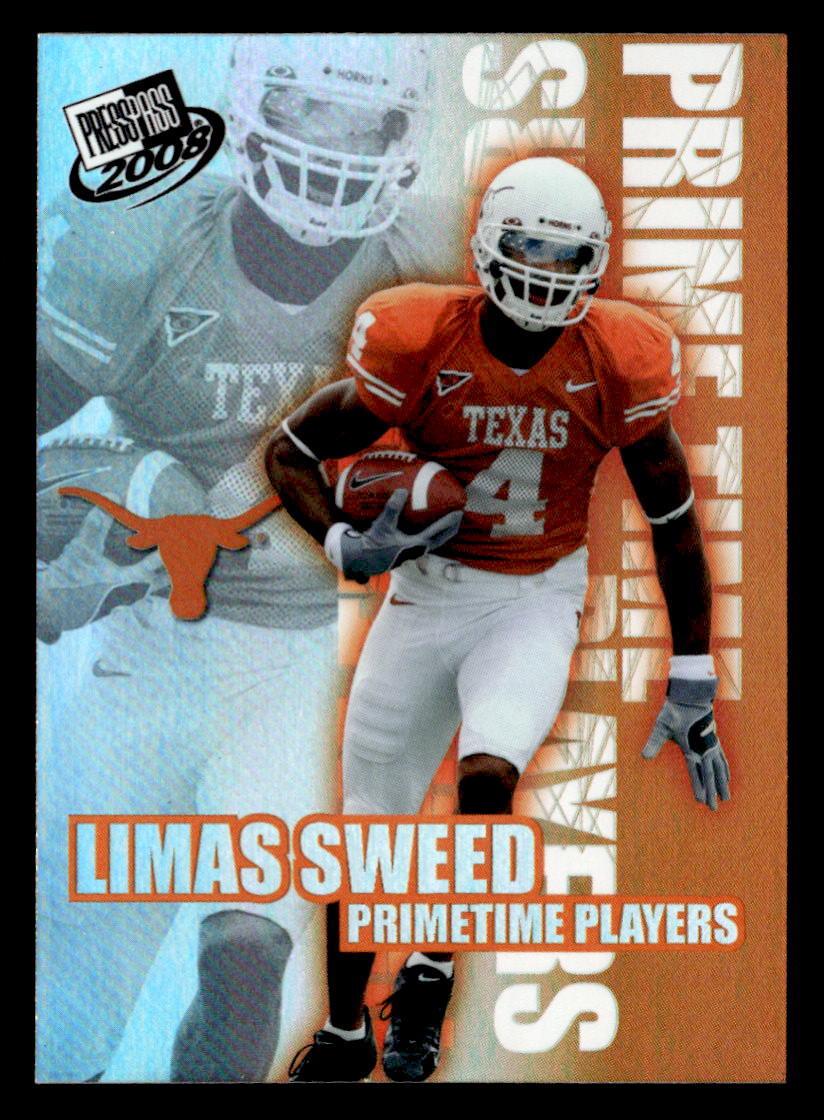 Limas Sweed 2008 Press Pass Card #PP-10 Texas Longhorns | eBay