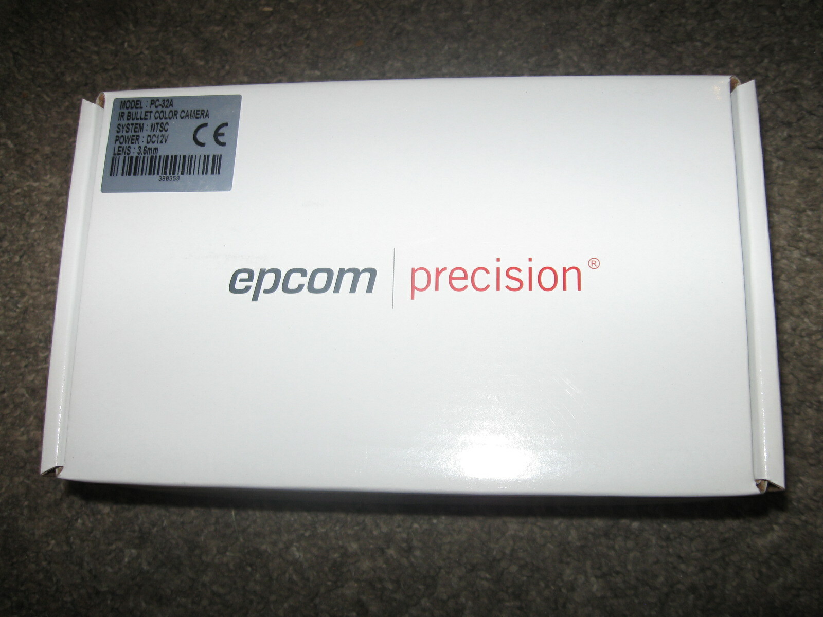 NEW Epcom Precision IR Bullet Camera Home Security NTSC 3.6MM DC 12V ...