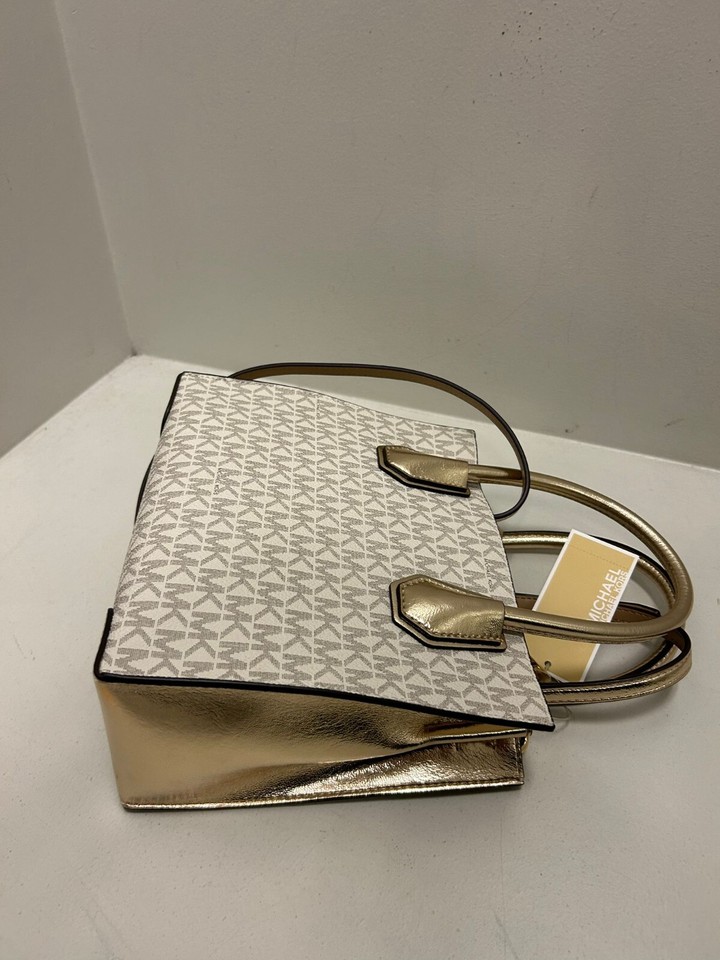 Michael Kors Mercer MD Signature Logo Messenger Satchel Shoulder Bag ...