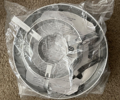 New Cake Pan Set With Bonus Checkerboard Insert | eBay
