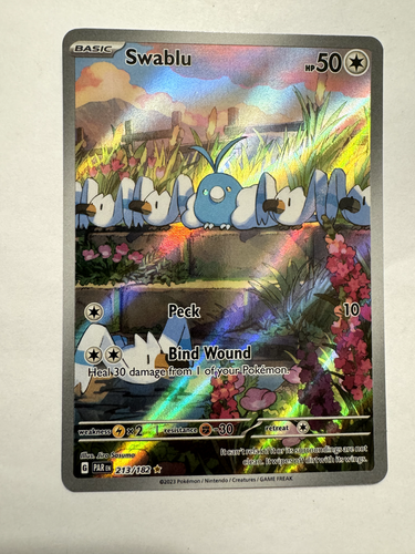 Pok%C3%A9mon+TCG+Swablu+Paradox+Rift+213%2F182+Holo+Illustration+Rare ...