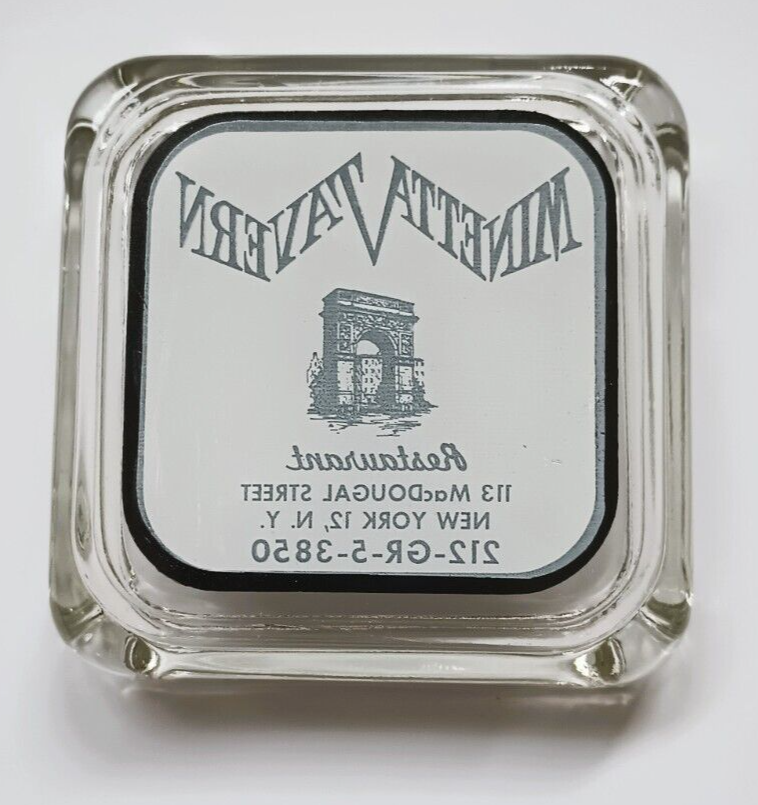 ca 1950's-60s Minetta Tavern Ashtray MacDougal Greenwich Village New ...