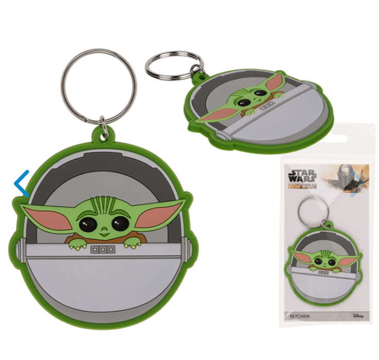 STAR WARS MANDALORIAN KEYRING Keychain Grogu The Child Gift LICENSED ...