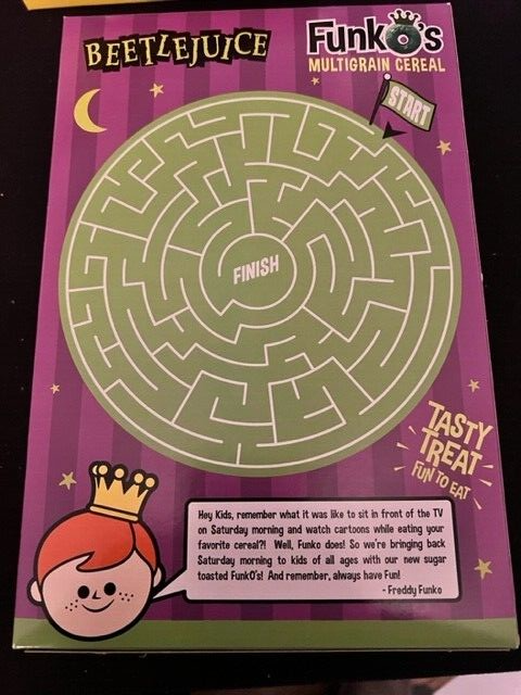 Cereal Box Maze Circle