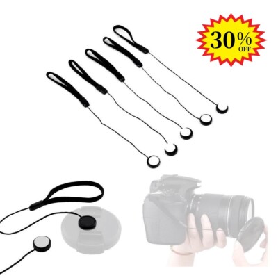 Lost Lens Cover Cap Keeper Holder Rope Hanging Cord Camera 2024C7 SLR ...