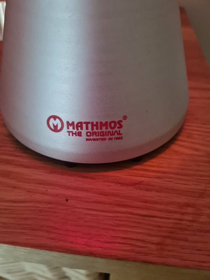 Mathmos Astro Lava Lamp Brushed Aluminium With Red Bottle | eBay UK