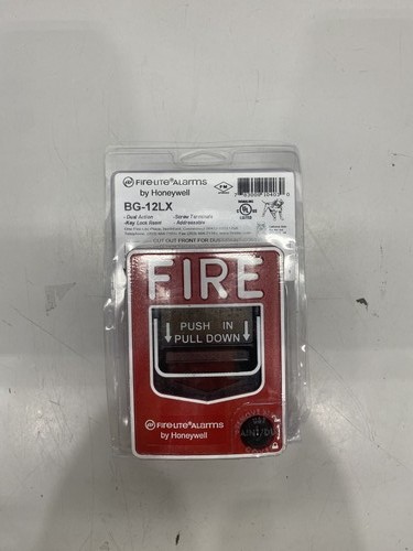 Honeywell Fire-Lite Alarms BG-12LX Addressable Fire Alarm Pull Station ...