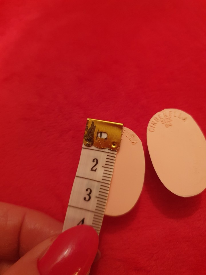 Vintage Dolls Shoes Cinderella Size 04 tiny pink | eBay UK