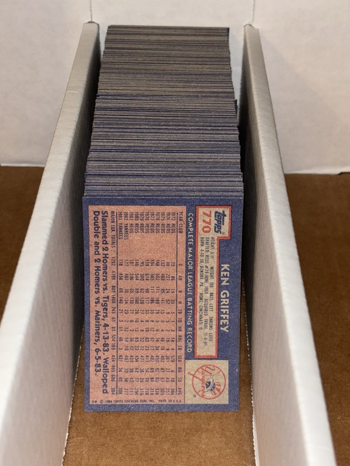 1984 Topps Baseball - YOU PICK 10 CARDS - Finish Your Set | eBay