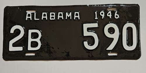 1946 Alabama License Plate Tag 46 | eBay