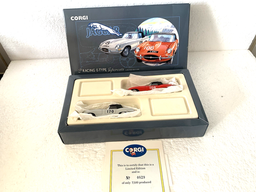 Corgi 97701 Racing E-type Jaguar Super Cats 2 Car Set BNIB REF NN13 | eBay