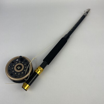 Master Graphite FR2 Vintage Fishing Reel w/ GC-808 Graphite Rod – 2 ...