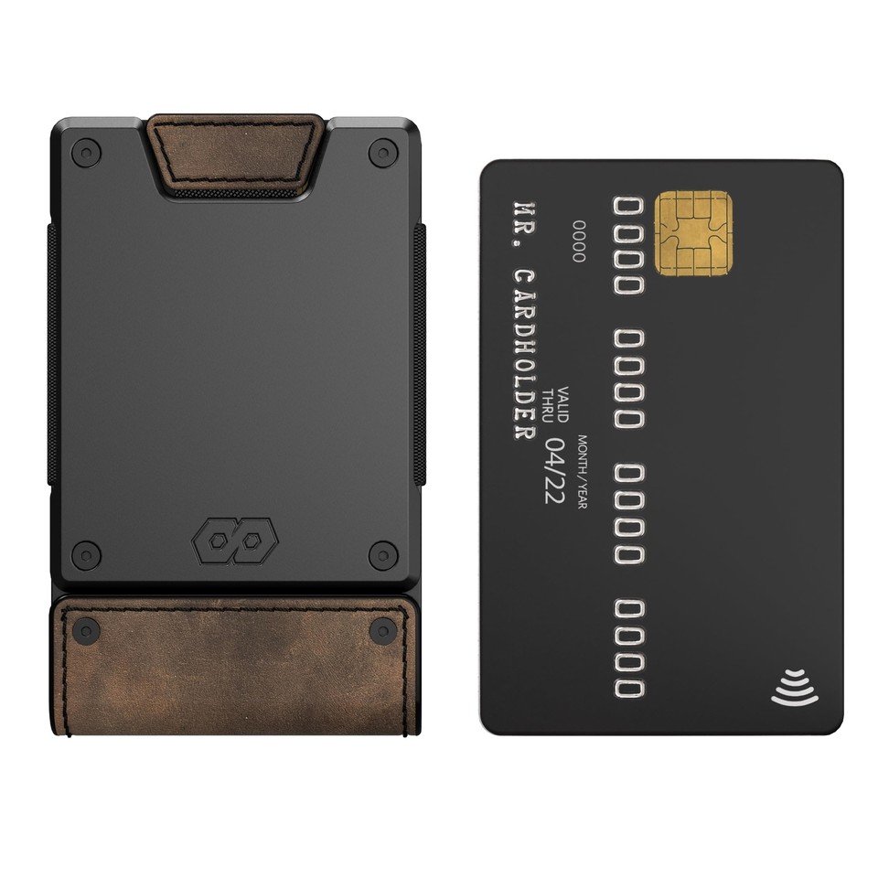 PROOF Wallet | Slim Minimalist Wallets for Men | Leather & Metal | RFID ...