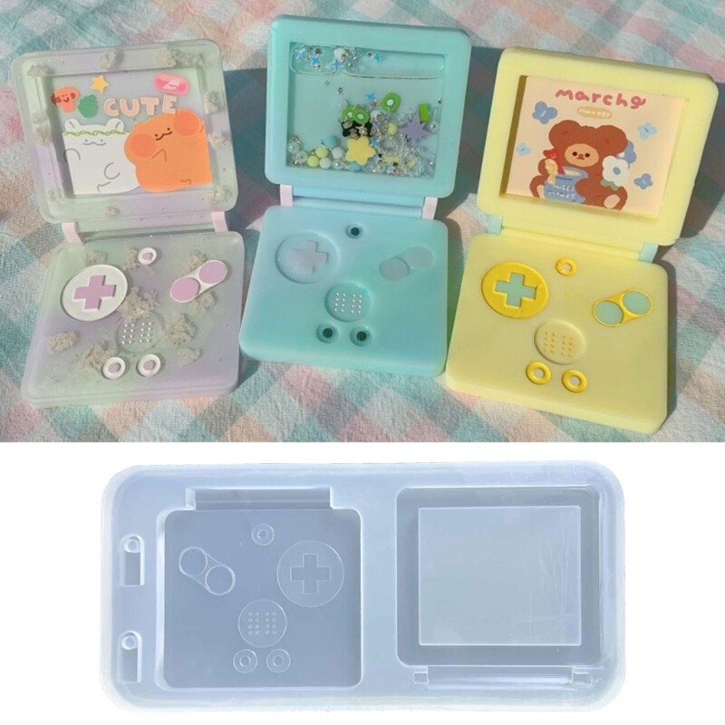 Game Console Quicksand Resin Casting Art Crafts Mold Crystal Silicone ...