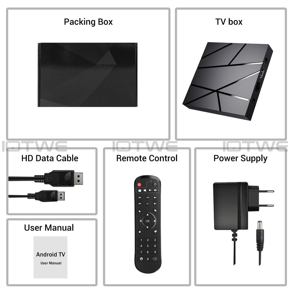 2025 Upgraded T95 Pro Smart Android 13 TV Box Quad Core 6K 4K HD Stream ...