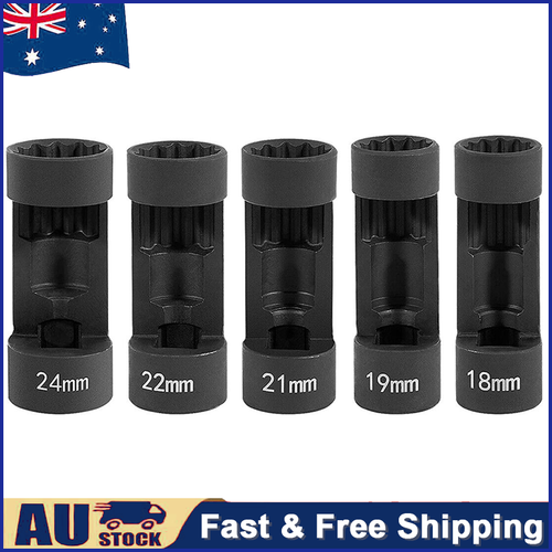 Strut Nut Socket 18mm 19mm 21mm 22mm 24mm, 12 Point 1/2" Drive for BMW ...