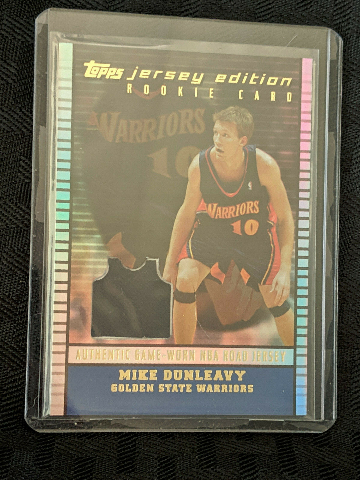 2003 Mike Dunleavy je MD Topps Jersey Edition Rookie Game- Basketball ...
