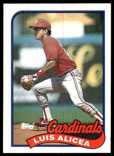 1989 Topps Luis Alicea Rookie St. Louis Cardinals #588 | eBay