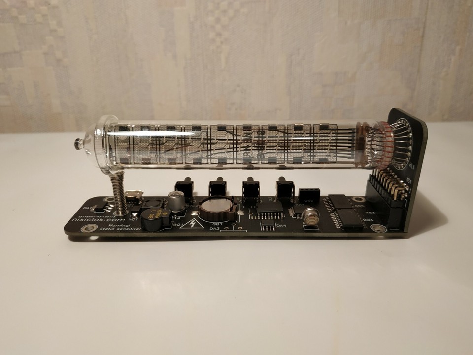 Nixie tube clock assembled vintage tube desk IV-18 Ice tube clock ...
